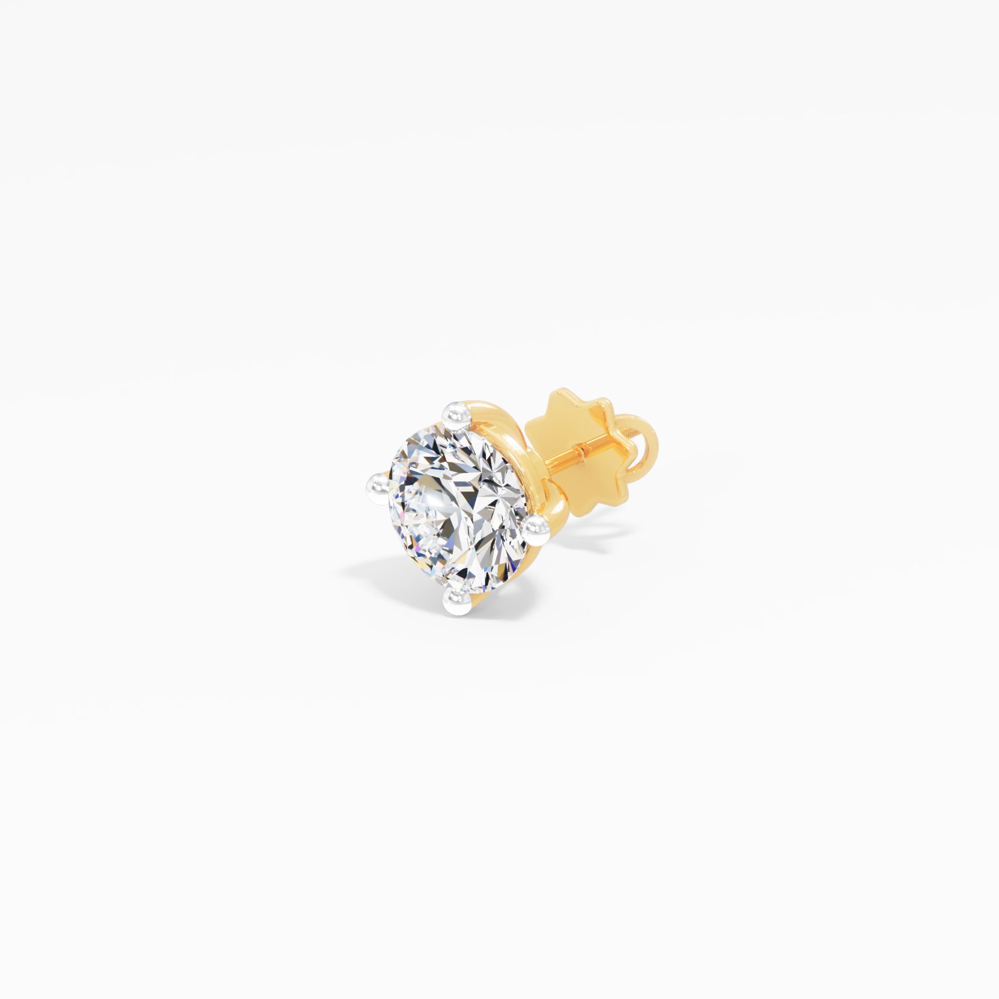 The Anchor Solitaire Stud For Men